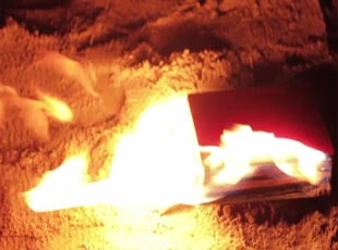 Lebanese Library Torched in Tripoli by angry mob - NewsBharati