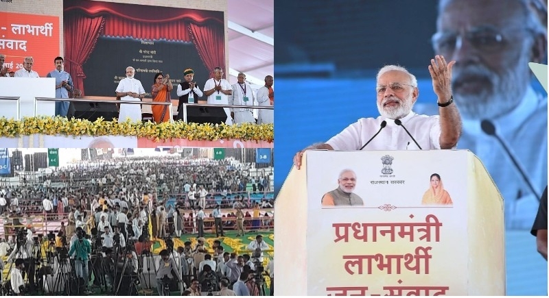 Reiterating all-round development, PM Modi lays foundation stone for 13 ...