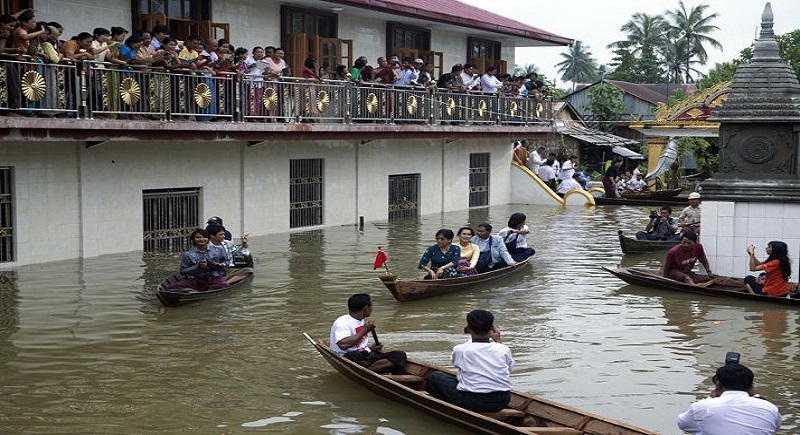 Over 50,000 marooned in Myanmar as four rivers flooded due to heavy ...
