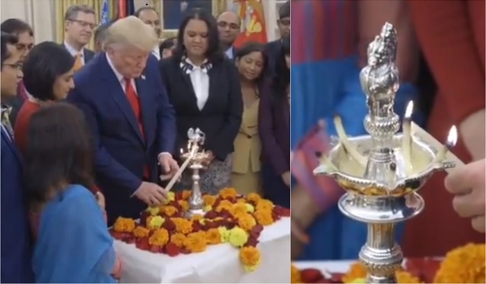 The more diyas lit, the more darkness moves away; US President Trump ...