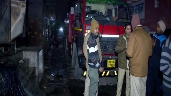 Selfsame episode in less than two months; Fearful blaze in Delhi's congested area forces a dozen ...