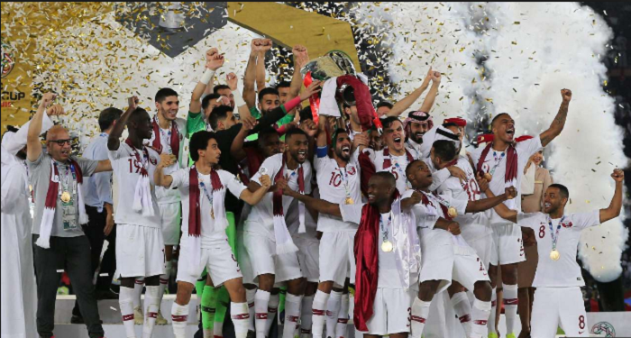 Blazing from their hearts to their feet, Qatar wins Asian Cup Football ...