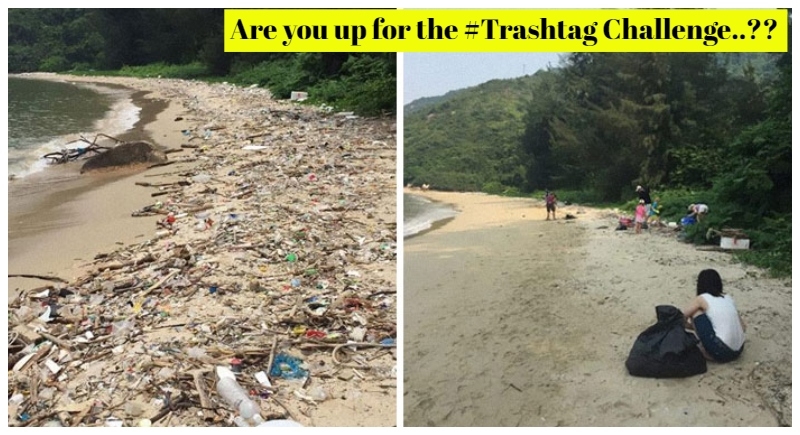 Are you up for the #Trashtag challenge? Blowing the internet, this ...