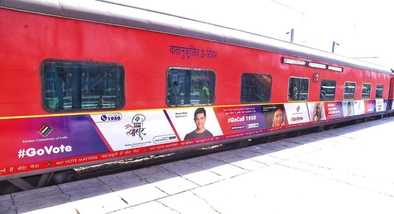 Democracy on wheels! ECI and Indian Railway come together for spreading ...