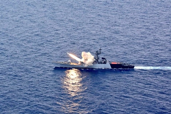 Navy test-fires Anti-Ship Missile, - NewsBharati