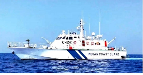 Indigenous-built ICG ship C-452 commissioned - NewsBharati