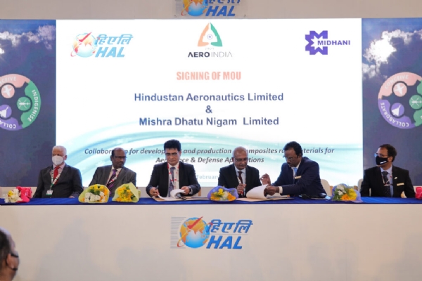 HAL signs MoU with MIDHANI to develop and manufacture composite raw ...