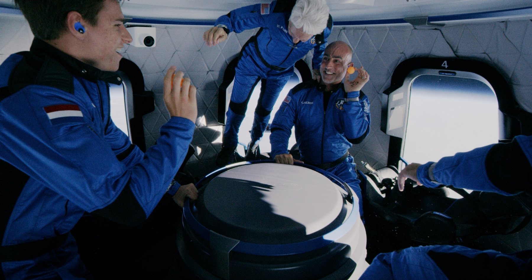 Historic voyage to space! Jeff Bezos completes his space jaunt ...