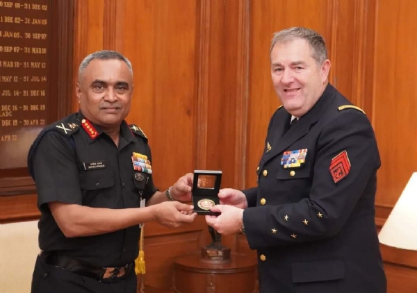 Gen Stephane Mille holds talks COAS Gen Manoj Pande - NewsBharati