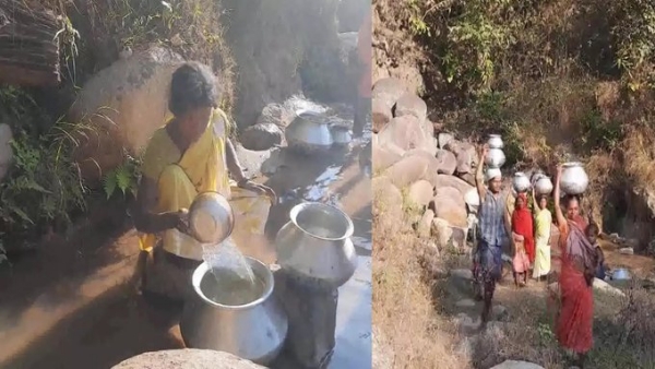 Locals in Chhattisgarh forced to consume drain water due to no wells ...