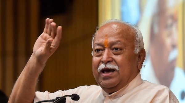 Rss Chief Mohan Bhagwat Visits Madrasa In Delhi Interacts With